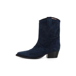 Evita Cowboy Stiefel 'GINEVRA' Damen Gr&ouml;&szlig;e 35 dunkelblau Winterschuhe