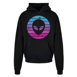 F4NT4STIC Sweatjacke 'Alien Kopf' Herren Gr&ouml;&szlig;e XXL hellblau / lila / schwarz