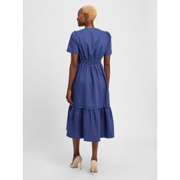 Ambiance Kleid Damen Gr&ouml;&szlig;e 34 blau Winterkleid