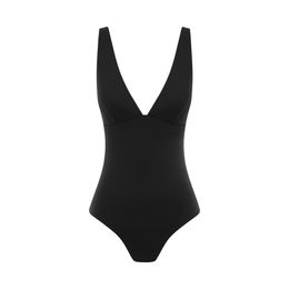 Sea Level Badeanzug 'Essentials Longline' Damen Gr&ouml;&szlig;e S schwarz