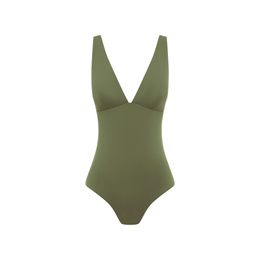 Sea Level Badeanzug 'Essentials Longline' Damen Gr&ouml;&szlig;e XL khaki