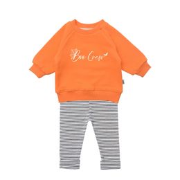Liliput Sweatshirt und Leggings 'Boo Crew Fledermaus' Jungen Gr&ouml;&szlig;e 74/80 orange