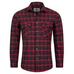 Rock Creek Hemd Herren Gr&ouml;&szlig;e XL navy / rot / schwarz
