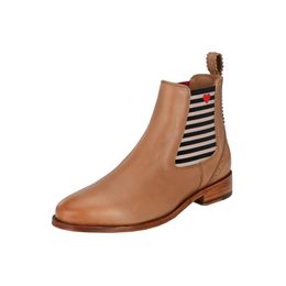 CRICK IT Crickit Chelsea Boot 'Suvi' Damen Gr&ouml;&szlig;e 41 cognac / hellrot / schwarz Winterschuhe