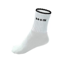 H.I.S. H.I.S Sportsocken Herren Gr&ouml;&szlig;e 39/42 schwarz / wei&szlig;