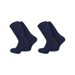 Normani Socken Damen Gr&ouml;&szlig;e 43/46 nachtblau / taubenblau