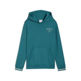 Puma Sweatshirt Jungen Gr&ouml;&szlig;e 164 cyanblau / wei&szlig;
