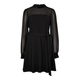 Apricot Sequin Trim Belted Mini Dress ' ' Damen Gr&ouml;&szlig;e 44 schwarz Winterkleid