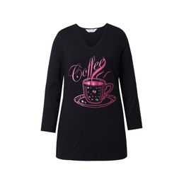 MIAMODA Shirt Damen Gr&ouml;&szlig;e 5XL pink / schwarz