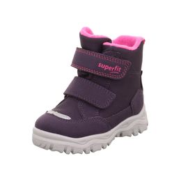Superfit Snowboots 'Husky1' Jungen Gr&ouml;&szlig;e 24 grau / brombeer / pink