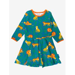 Toby tiger Kleid M&auml;dchen Gr&ouml;&szlig;e 104 gr&uuml;n