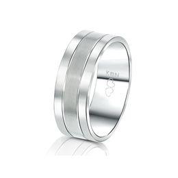 Lucardi Ring Herren Gr&ouml;&szlig;e 71 silber