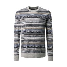 Pierre Cardin Pullover Herren Gr&ouml;&szlig;e XXXL rauchblau / hellbraun / grau / schwarz