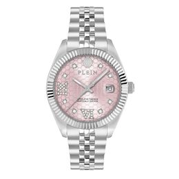 Philipp Plein Watches Analoguhr 'Date Superlative' Damen Gr&ouml;&szlig;e One Size rosa / silber