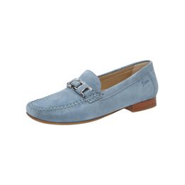 Sioux Mokassin 'Cambria' Damen Gr&ouml;&szlig;e 39 hellblau