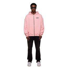 PEQUS Sweatshirt 'Chest Logo' Herren Gr&ouml;&szlig;e L pink