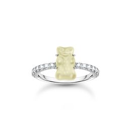 Thomas Sabo Ring Damen Gr&ouml;&szlig;e 50 silber / naturwei&szlig;
