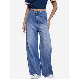 Cupshe Jeans 'CAA02B4G033TT' Damen Gr&ouml;&szlig;e 42 blue denim