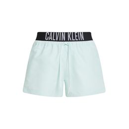 Calvin Klein Swimwear Badeshorts Herren Gr&ouml;&szlig;e XXL pastellblau / schwarz