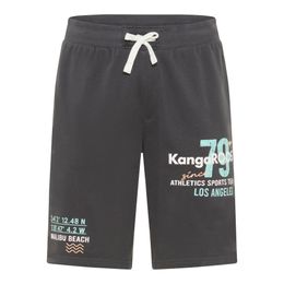 Kangaroos Shorts Herren Gr&ouml;&szlig;e 35/36 anthrazit / mint / orange