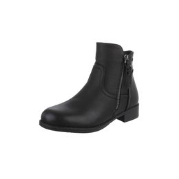 Ital-Design Stiefelette Damen Gr&ouml;&szlig;e 41 schwarz Winterschuhe