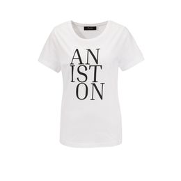 Aniston Casual T-Shirt Damen Gr&ouml;&szlig;e L schwarz / wei&szlig;