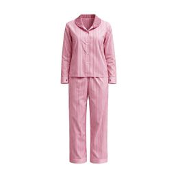 Polo Ralph Lauren Pyjama ' Shirting Stripes ' Damen Gr&ouml;&szlig;e S pink / wei&szlig; Winterkleid
