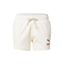 Puma Sportshorts Damen Gr&ouml;&szlig;e XS beige / rot / schwarz