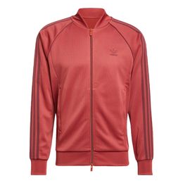 adidas originals Sweatjacke 'Adicolor Classics Sst' Herren Gr&ouml;&szlig;e XS anthrazit / cranberry