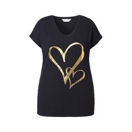 MIAMODA Shirt Damen Gr&ouml;&szlig;e 7XL gold / schwarz