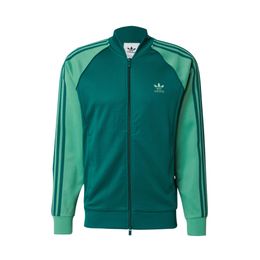 adidas originals Sweatjacke 'Adicolor Classics Sst' Herren Gr&ouml;&szlig;e XXXL hellgr&uuml;n / dunkelgr&uuml;n