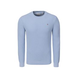 Gant Strickpullover Herren Gr&ouml;&szlig;e S hellblau / schwarz