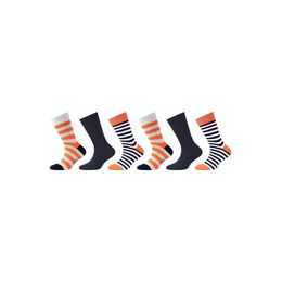 s.Oliver Socken M&auml;dchen Gr&ouml;&szlig;e 27/30 navy / orange / rot / wei&szlig;
