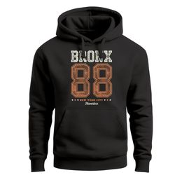 Neverless Sweatshirt 'Bronx New York' Herren Gr&ouml;&szlig;e S schwarz