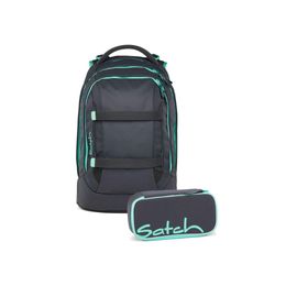 Satch Rucksack M&auml;dchen Gr&ouml;&szlig;e 11 cm x 8 cm x 2cm grau