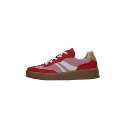 Gabor Sneaker Damen Gr&ouml;&szlig;e 41 cappuccino / pitaya / rot / wei&szlig;