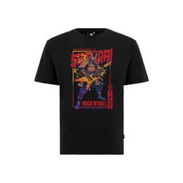 Oldskull T-Shirt 'Asian Rock&rsquo;n&rsquo;Roll' Herren Gr&ouml;&szlig;e M schwarz