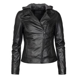Mustang Lederjacke Damen Gr&ouml;&szlig;e L schwarz