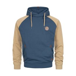 INDICODE Jeans Sweatshirt 'Rowland' Herren Gr&ouml;&szlig;e XL dunkelbeige / navy