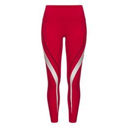 active by Lascana Lascana Active Sporthose Damen Gr&ouml;&szlig;e M rot / schwarz / offwhite