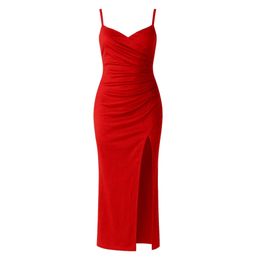 Woman Vision Kleid Damen Gr&ouml;&szlig;e 40 rot Winterkleid