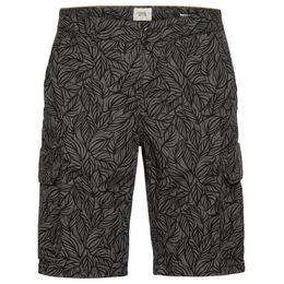Camel Active Cargo Shorts mit Allover-Print Herren Gr&ouml;&szlig;e 46 schwarz