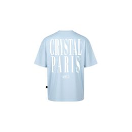 Crystal Paris Shirt 'Face' Herren Gr&ouml;&szlig;e XL hellblau