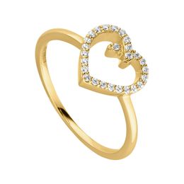 Nana Kay Ring Damen Gr&ouml;&szlig;e 54 gold / transparent