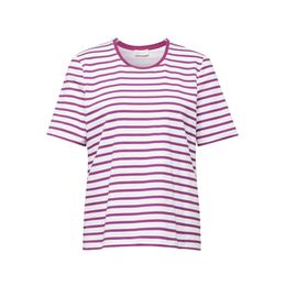 GOLDNER Shirt Damen Gr&ouml;&szlig;e S dunkelpink / wei&szlig;