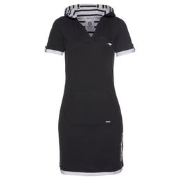 Kangaroos Kleid Damen Gr&ouml;&szlig;e 40 schwarz / wei&szlig; Winterkleid
