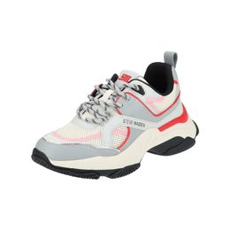Steve Madden Sneaker Damen Gr&ouml;&szlig;e 36 creme / grau / rot