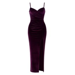 Woman Vision Kleid Damen Gr&ouml;&szlig;e 36 brombeer Winterkleid