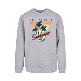 F4NT4STIC Sweatshirt 'California Palmen Retro' Herren Gr&ouml;&szlig;e XS navy / grau / orange / rot