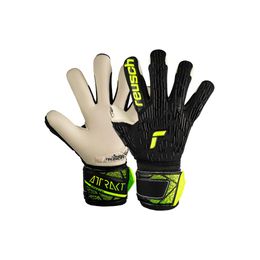 Reusch Sporthandschuhe 'Attrakt Freegel' Jungen Gr&ouml;&szlig;e XXL beige / neongelb / schwarz